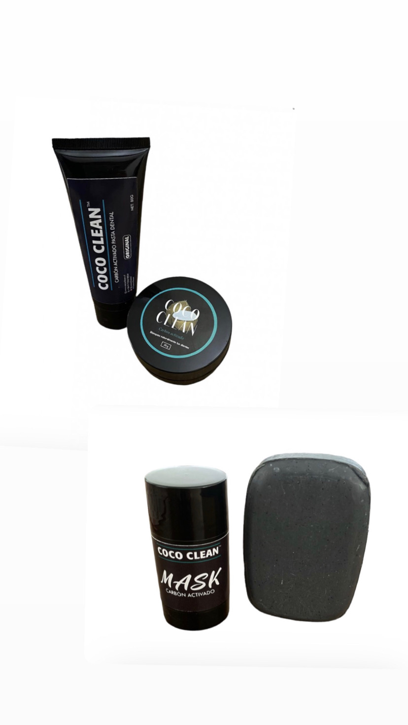 Kit dental + Kit Facial-Corporal+ Envio GRATIS – Coco Clean